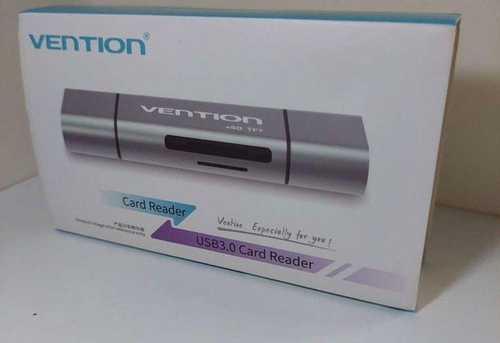 OTG Картдридер Vention (USB-A, USB-C, micro-USB