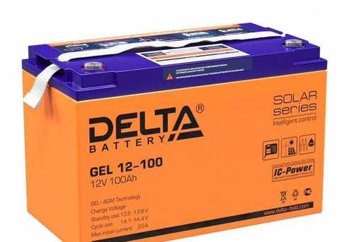 АКБ Аккумуляторная батарея Delta GEL 12-100