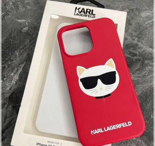 Чехол Karl Lagerfeld на iPhone 13 pro soft touch