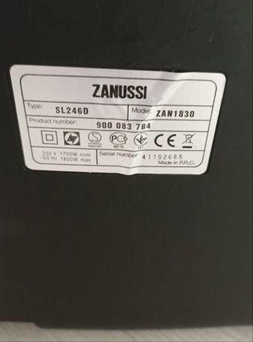 Пылесос Zanussi Zan1830 с контейнером для пыли