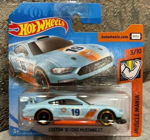 Hot wheels ford mustang gulf