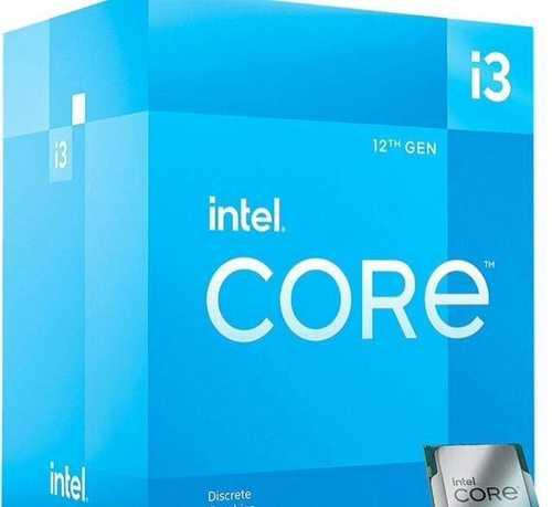 Intel Core i3-12100f Box, новый