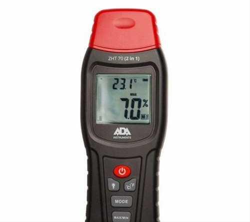 Измеритель влажности и температуры ADA ZHT 70