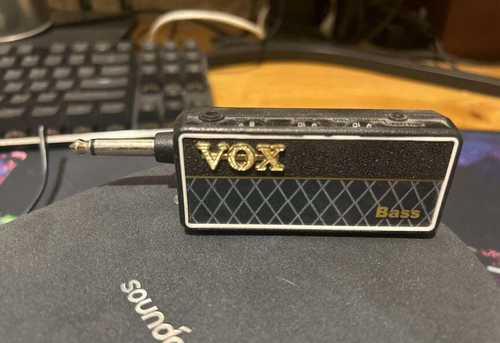 VOX bass портативный преамп для бас гитары
