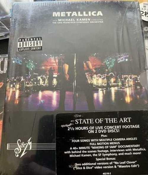 DVD диск : Metallica альбом S&M