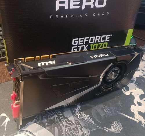 MSI GTX 1070 8gb aero