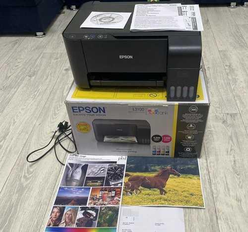 Мфу epson l3100 цветной фотопринтер