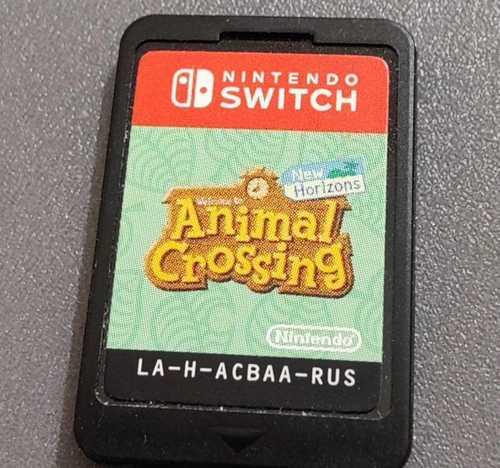 Animal Crossing Nintendo switch картридж