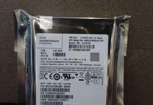 SSD Samsung PM1633 3.84 тб HPe
