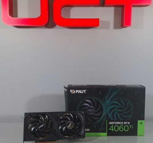 Видеокарта Palit RTX 4060 TI 8GB dual