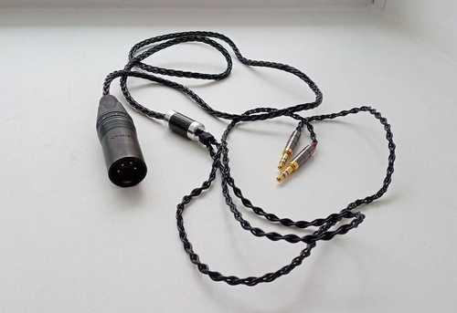 Балансные кабели XLR(jack 2,5;3,5,mmcx)