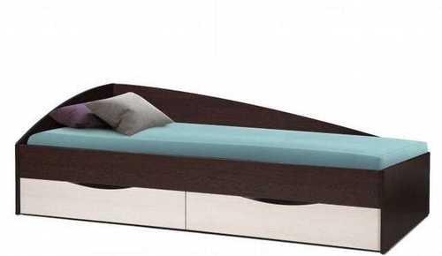 Кровать одинарная "Фея-3" (асимметричная) (1900х80