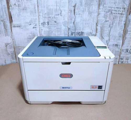 Принтер лазерный OKI B411d