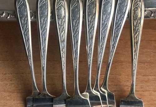 Старинные вилки 8 штук серебрение США