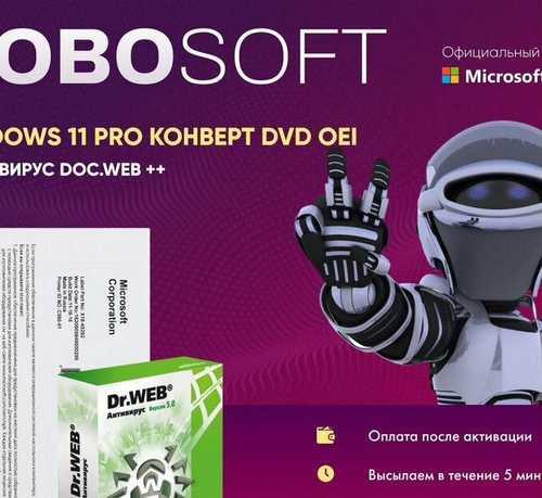 Windows 11 pro DVD OEI конверт