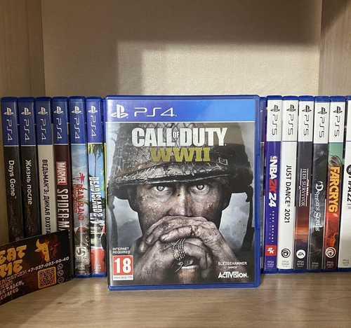 Игры PS4: Call of Duty: WW 2/Call of Duty