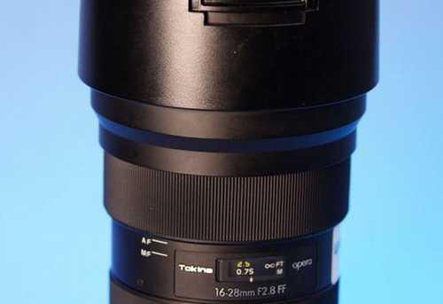 Аренда Tokina Opera 16-28mm F2.8 FF Canon EF