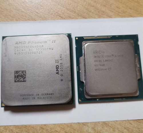 Процессор Intel Core i5-4430, AMD Phenom II X4 955