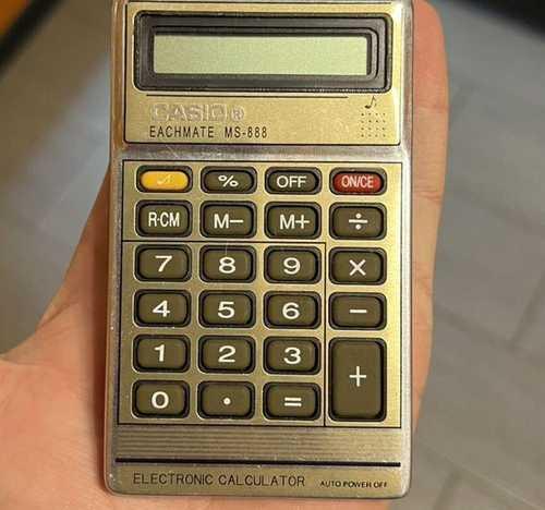 Калькулятор casio ms-888