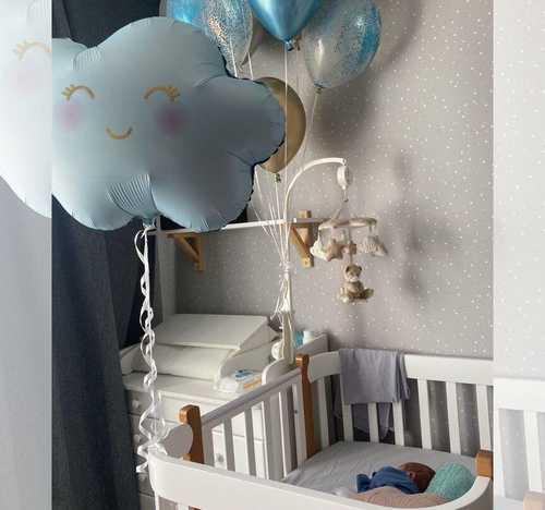 Комлпек постельного для кроватки Happy Baby