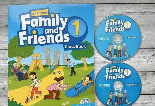 Family and friends 1 class book новый с дисками