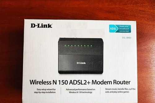 D-Link Wifi роутер DSL-2640U/RA/U1