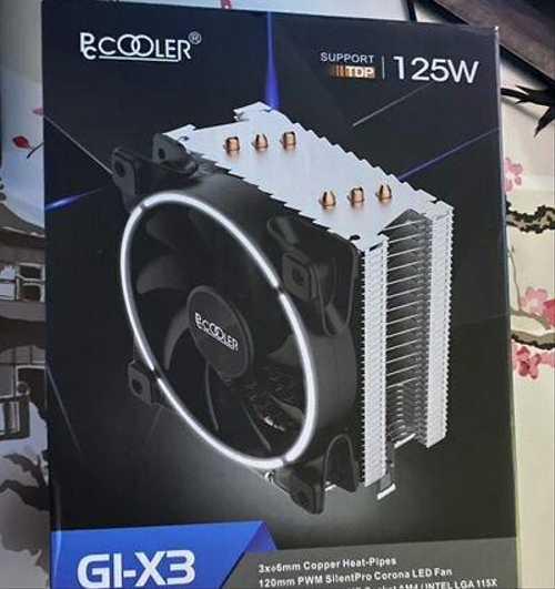 Кулер процеccорный pccooler GI-X3