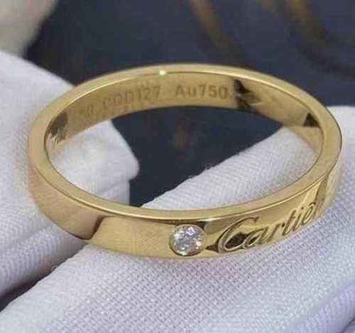 Кольцо Cartier C de Cartier Желтое золото 0,03ct