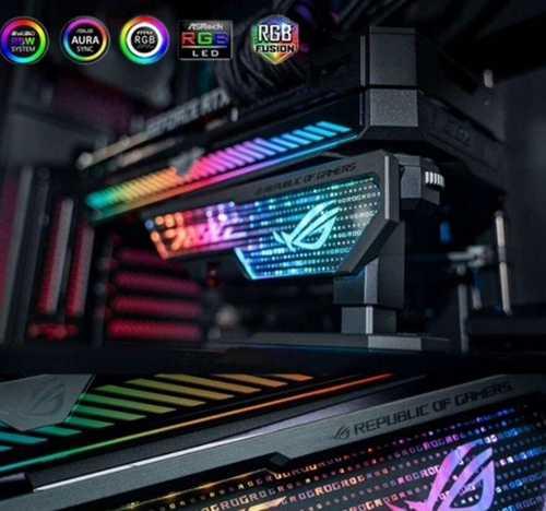 Держатель для видеокарты asus rog