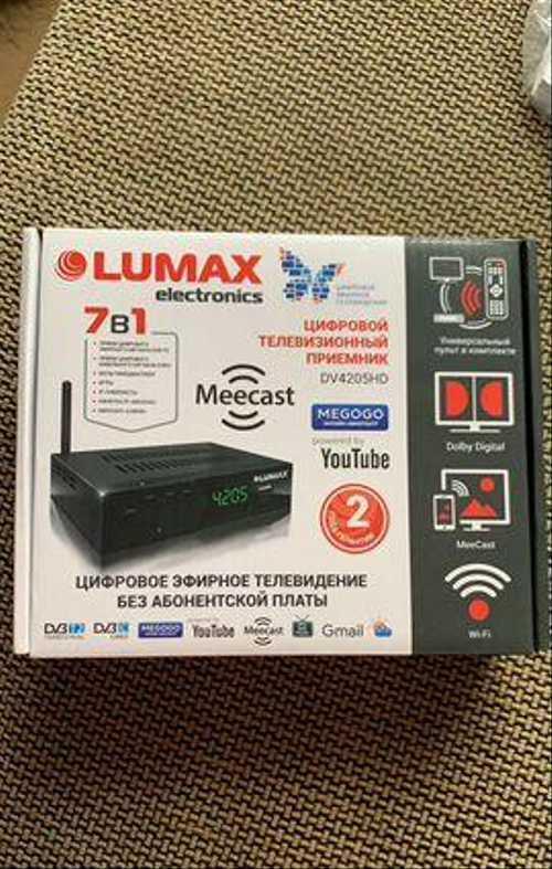 Цифровая тв приставка lumax dv4205hd