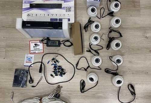 Комплект видеонаблюдения на 10 камер