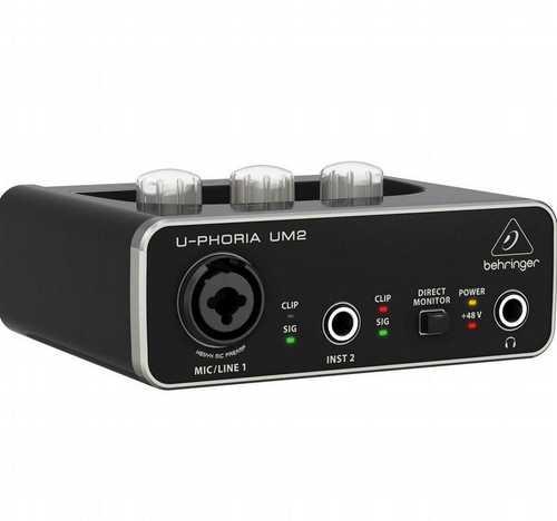 Внешняя звуковая карта behringer U-phoria UM2