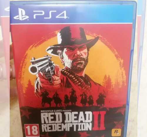 Игровые диски на ps4 Red dead redemption II