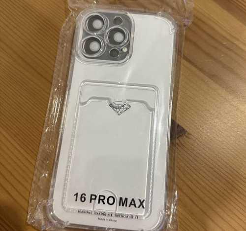 Новый прозрачный чехол iPhone 16 pro Max