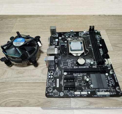 Комплект на S1150, Gigabyte GA-H81M-S1 r2.1, Core