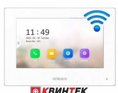 Беспроводной Wi-Fi видеодомофон HiWatch VDP-H3211W