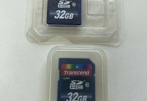 Карта памяти sdhc Transcend 32gb