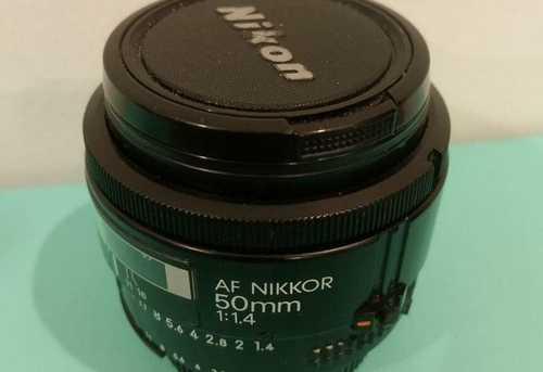 Объектив Nikon 50mm f1.4 AF nikkor