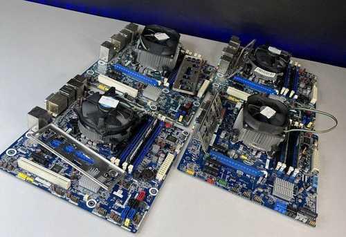 Материнская плата LGA1155 H77 процессор