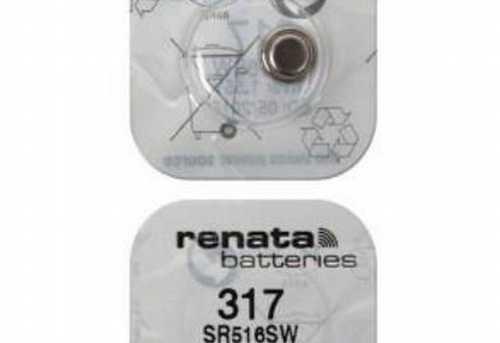 Renata 317 SR62 SR516SW Silver BL1 (10шт)