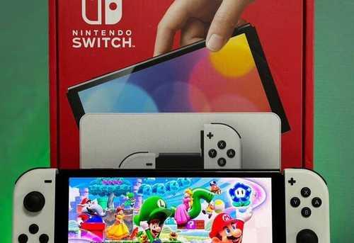 Nintendo Switch Oled Чип+256gb+Игры