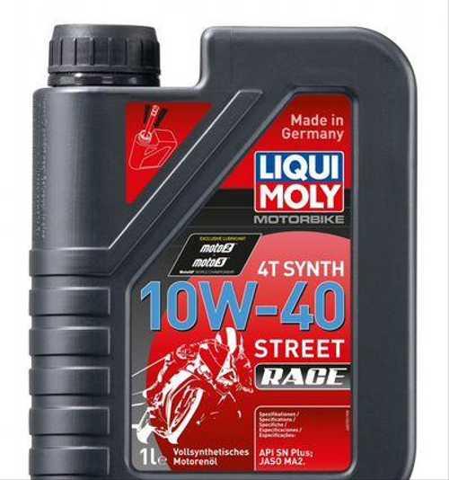 Масло моторное LiquiMoly 4T 10W-40 1л Street синте