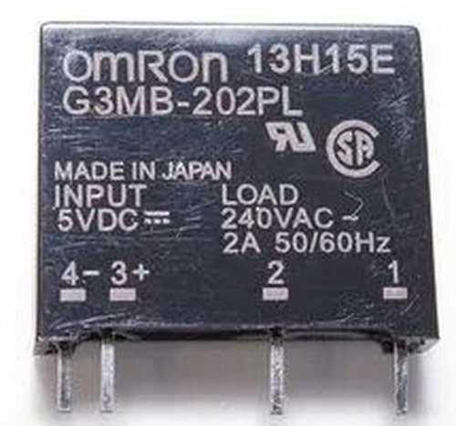 G3MB-202P реле твердотельное, 5vdc, Load 2A 220VAC