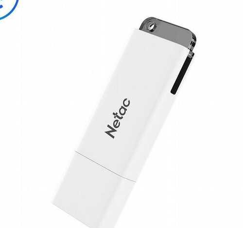 Флеш Диск 128GB Netac U185 White USB 2.0