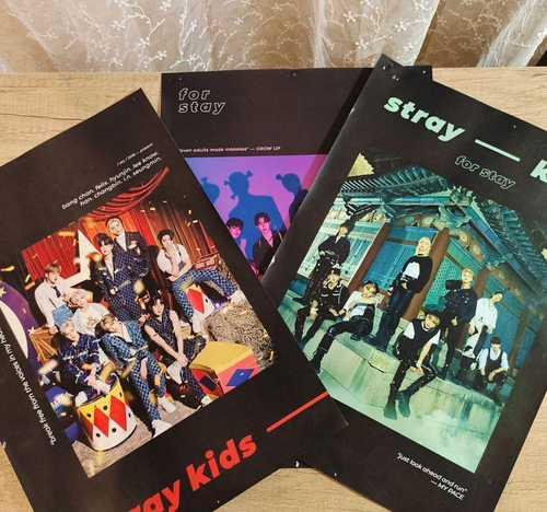 Набор плакатов stray kids