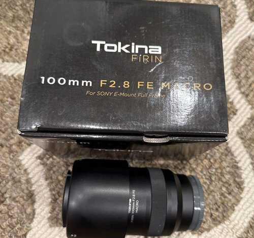 Макрообъектив Tokina 100mm f2.8 FE Firin Sony E