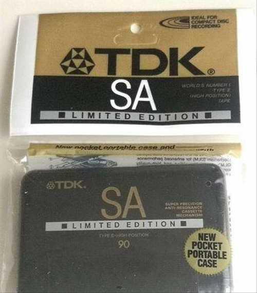 Аудиокассета TDK SA, SR limited edition