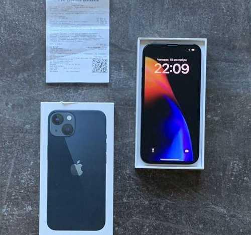 iPhone 13 128gb Black 3 месяца (sim+esim)