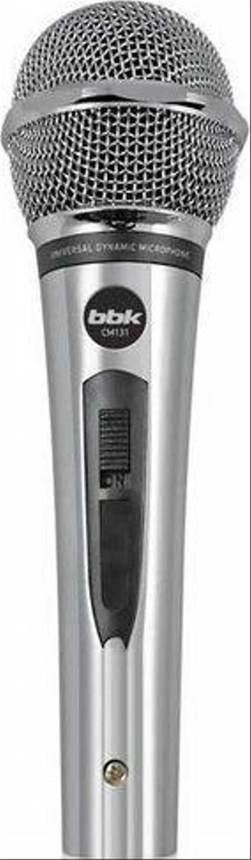 Микрофон BBK CM131 серебро