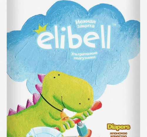 Подгузники elibell premium m 64 шт